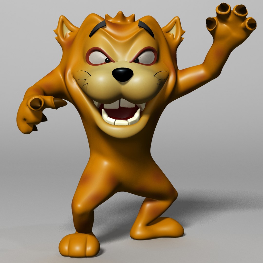 Cartoon Beast Rigged Modelo 3D - TurboSquid 1825475