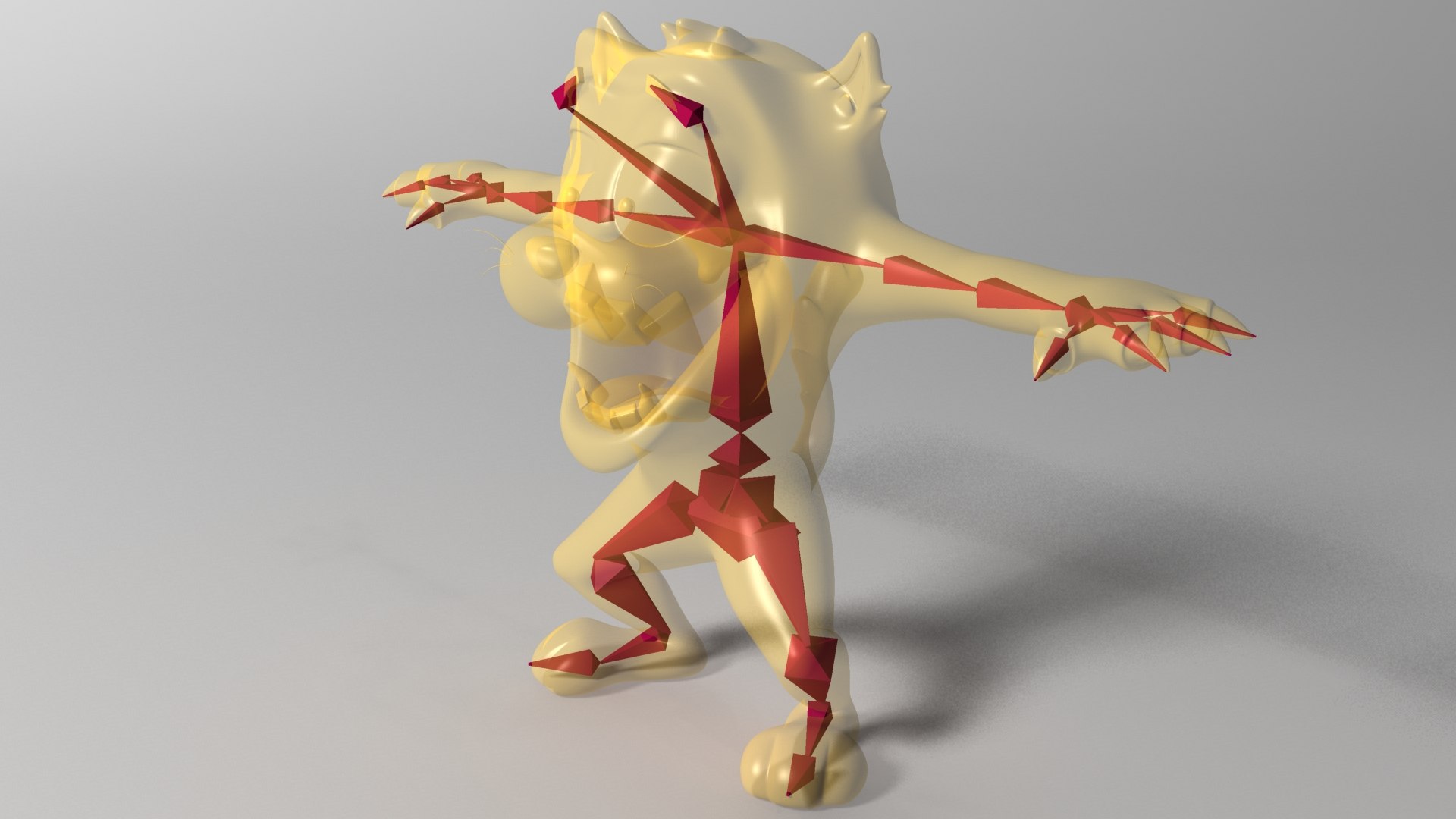 3D Cartoon Beast Rigged - TurboSquid 1825475