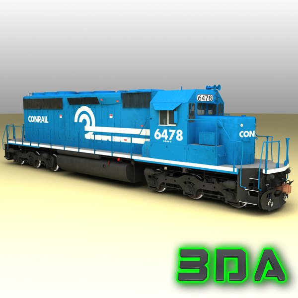 Diesel-Electric Locomotive 3D Models for Download | TurboSquid