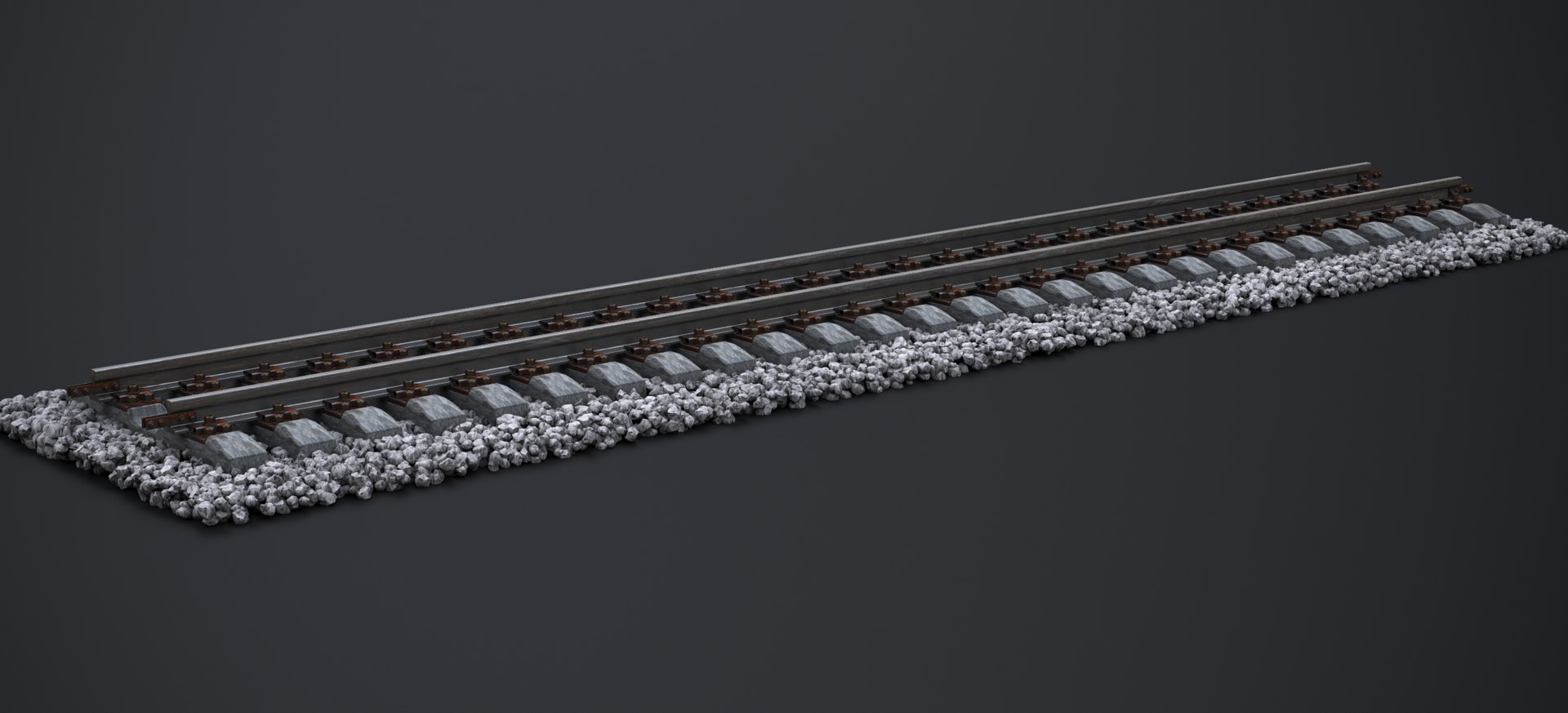 3D EUROPEAN GAUGE 187 SCALE STRAIGHT TRACK 2023 - TurboSquid 2156816