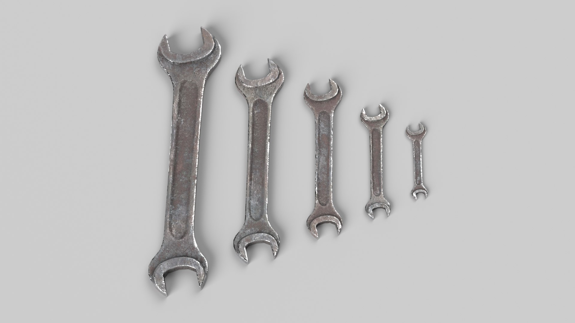 Wrenches model - TurboSquid 1888610