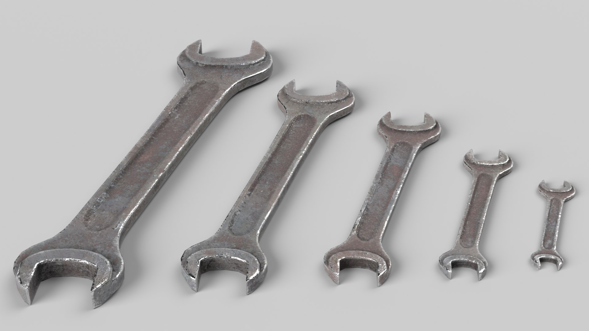 Wrenches model - TurboSquid 1888610