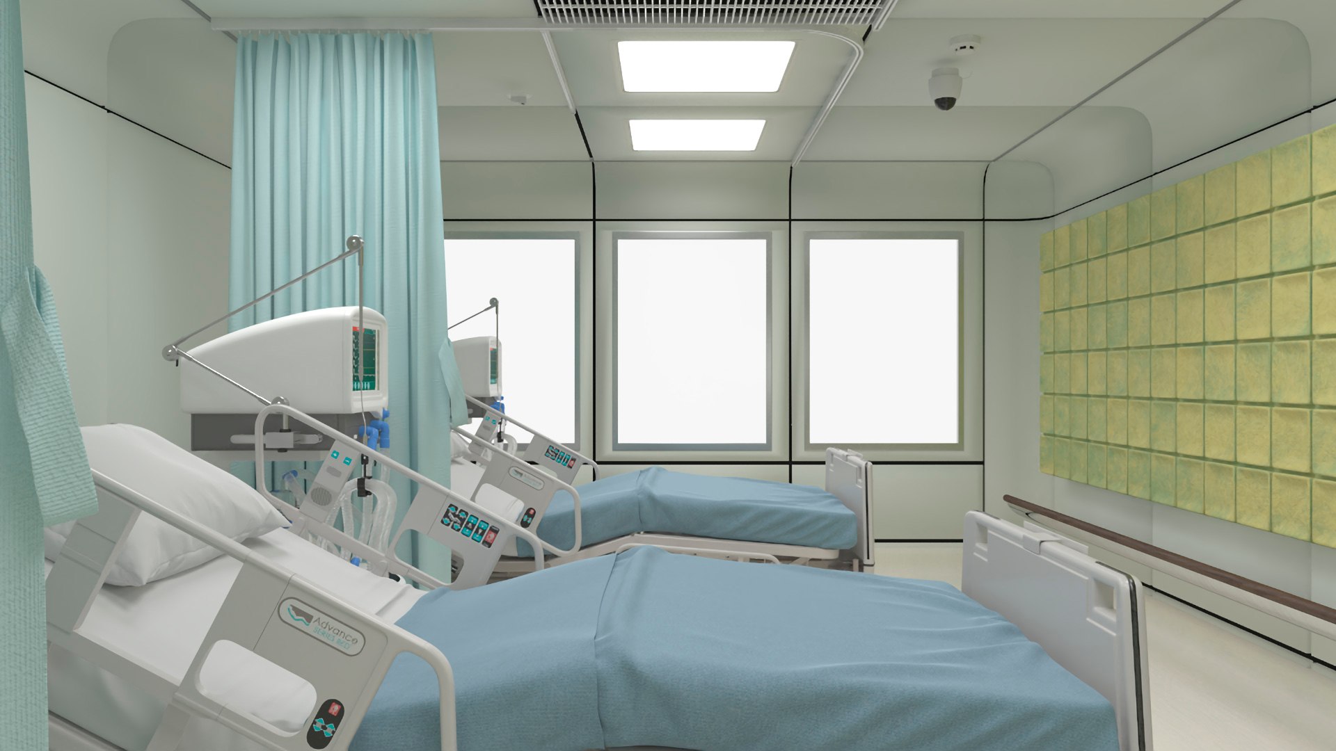Intensive Care Hospital Ward 3D - TurboSquid 2259979