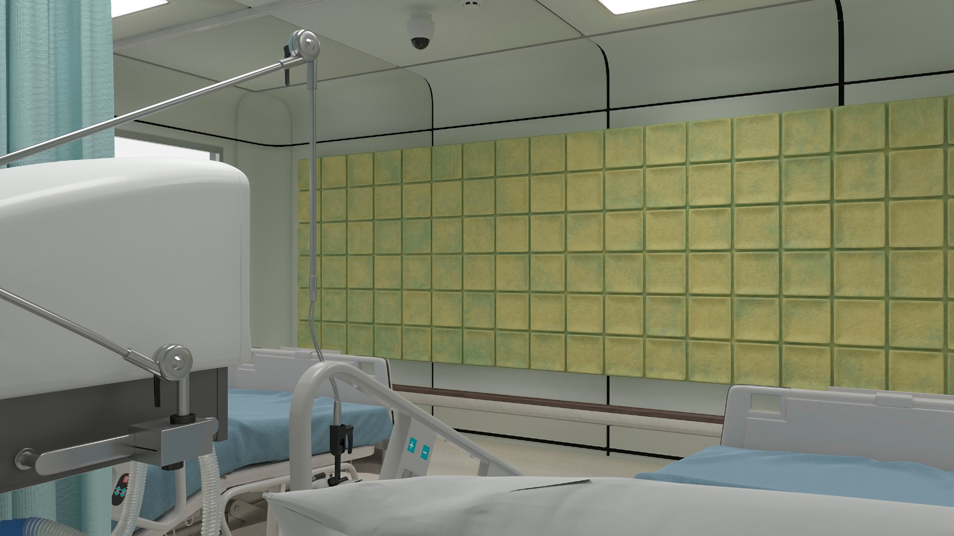 Intensive Care Hospital Ward 3D - TurboSquid 2259979