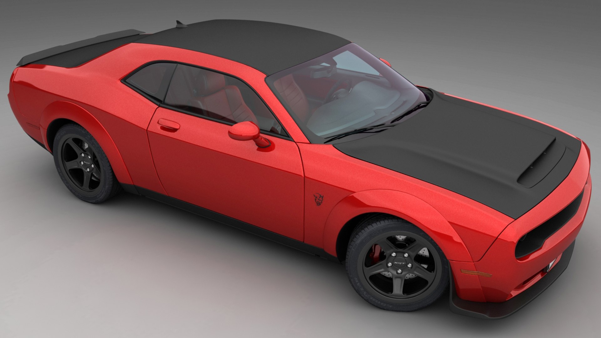 Dodge Challenger Srt Demon Model - TurboSquid 1282707