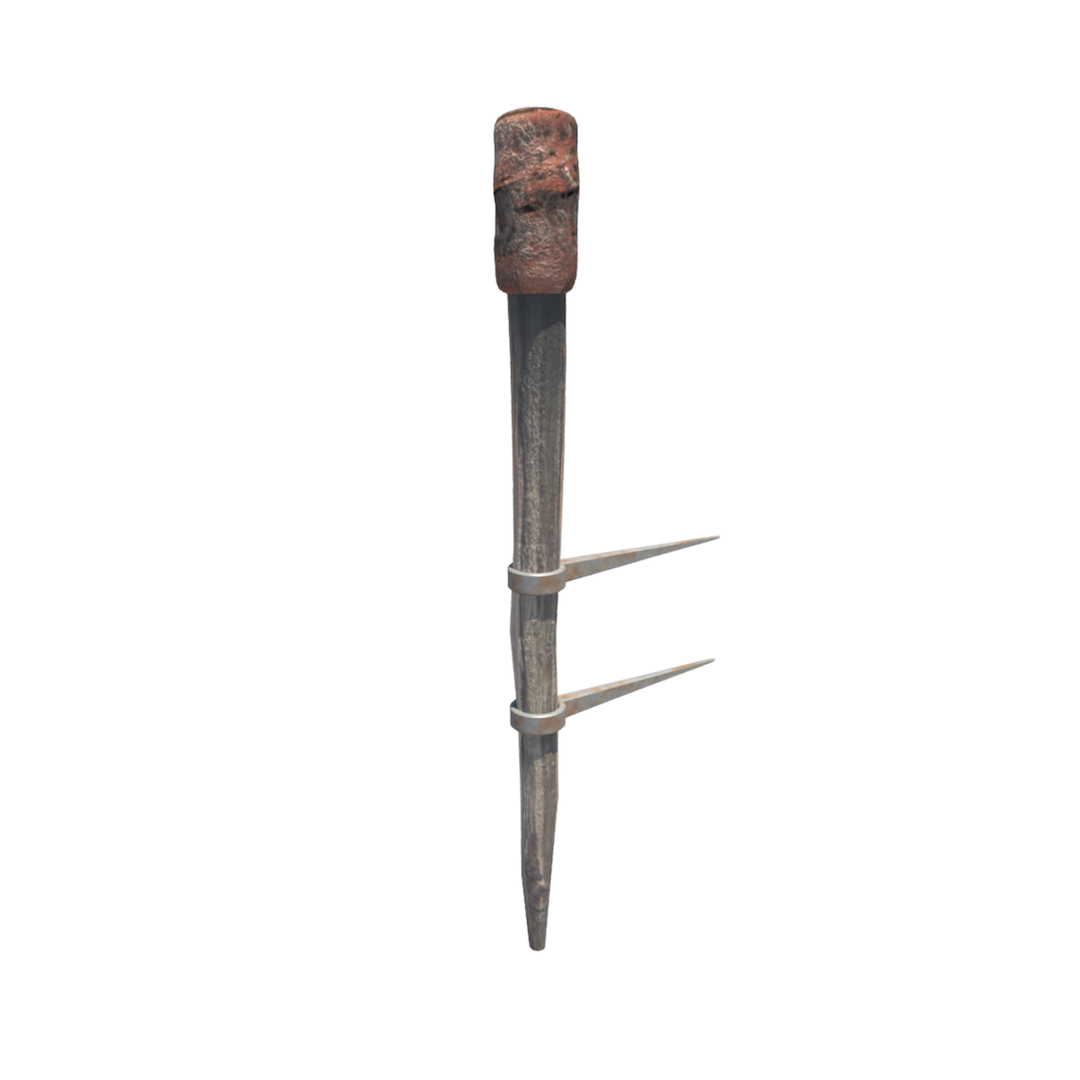 3d Model Medieval Torch