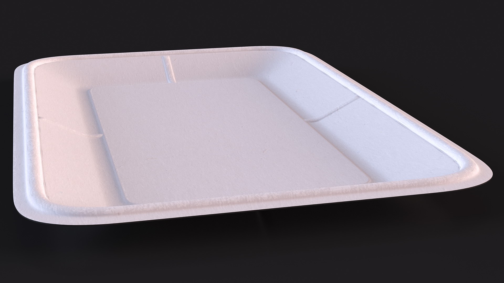 3D White Disposable Paper Plate - TurboSquid 2076346