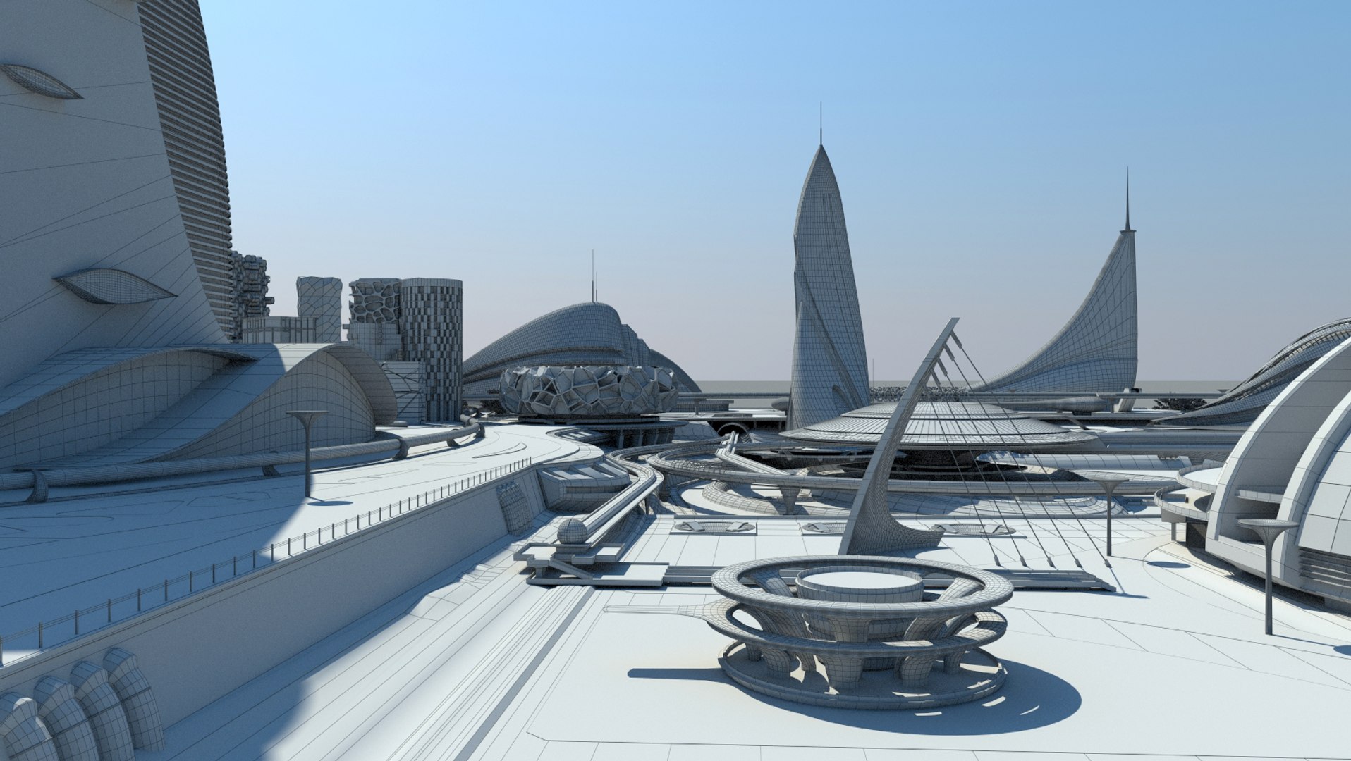 Buildings Architectural 3d Model