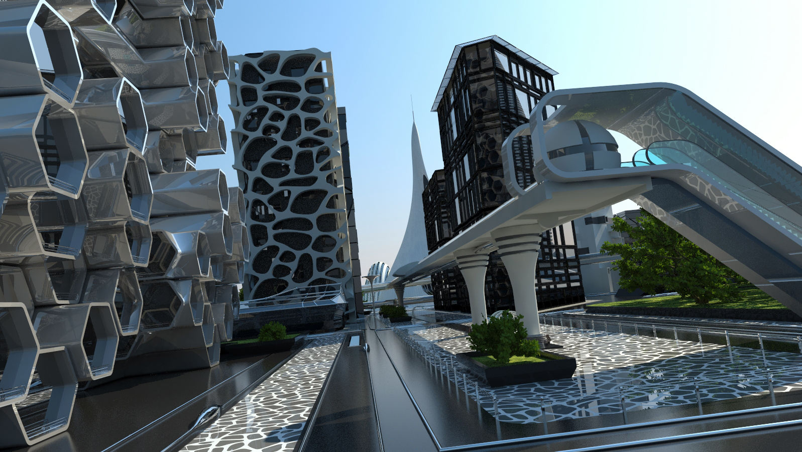 buildings architectural 3d model