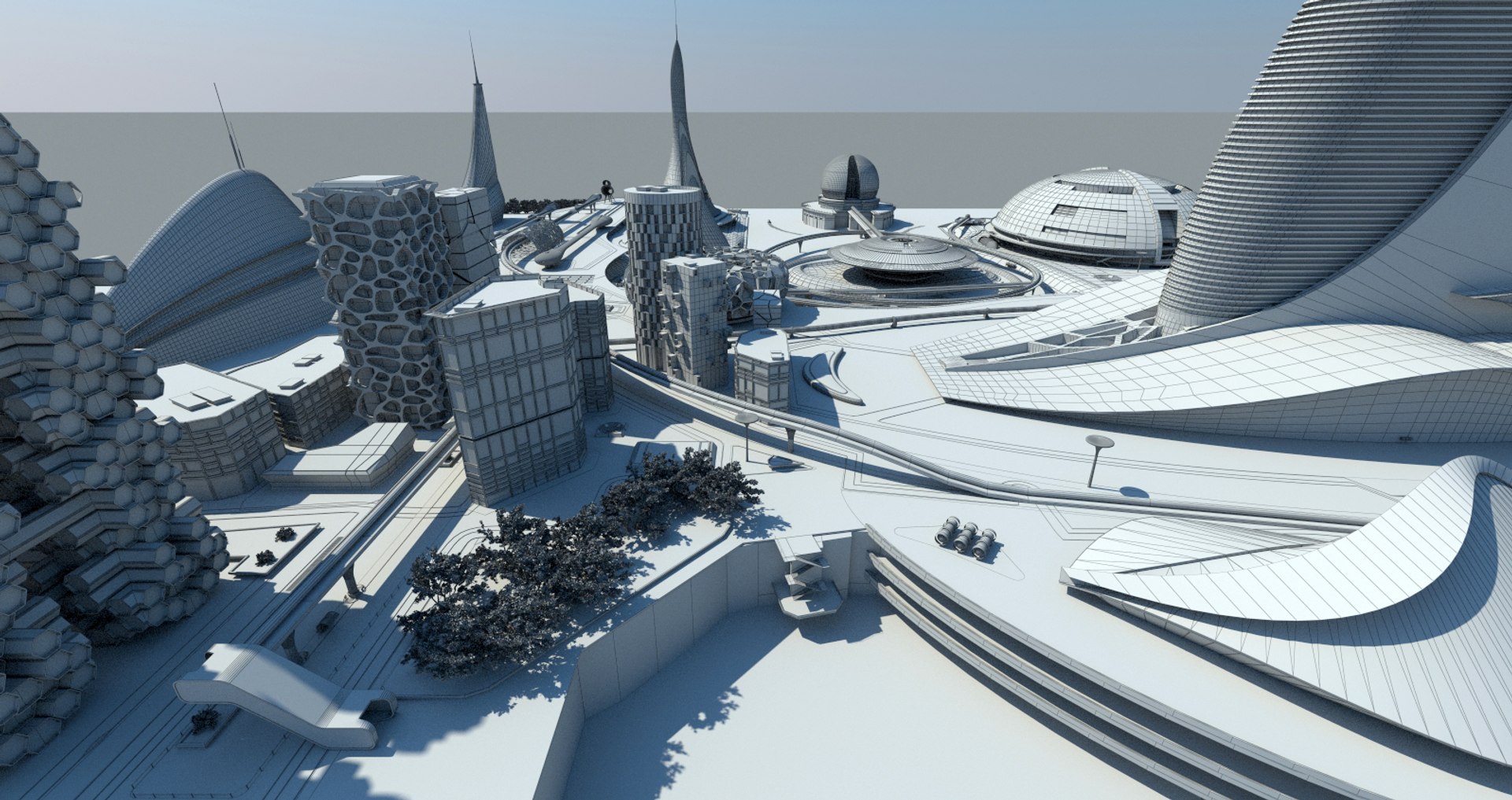 Buildings Architectural 3d Model