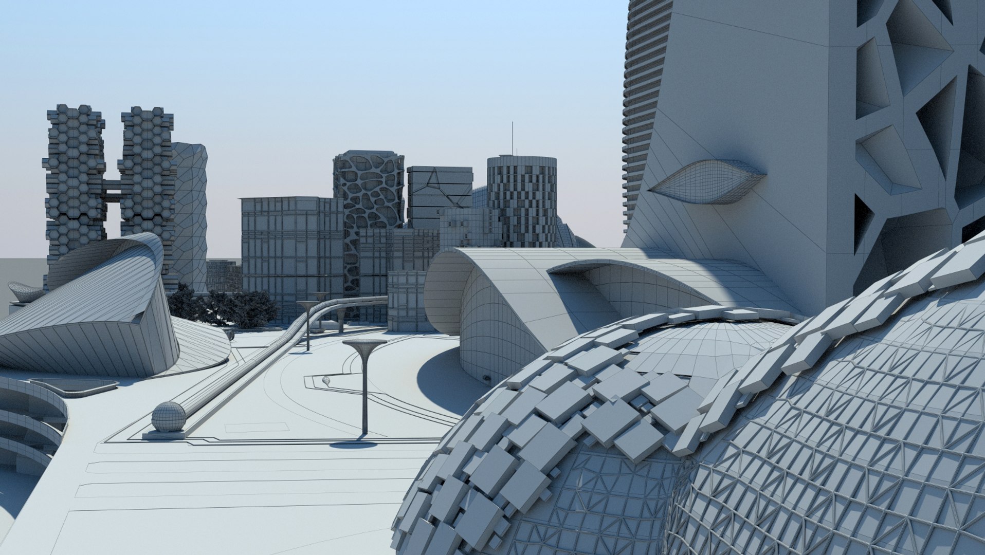 Buildings Architectural 3d Model