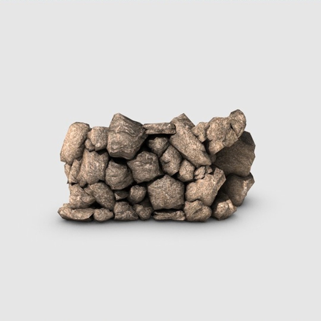 Rock Wall 3d Model