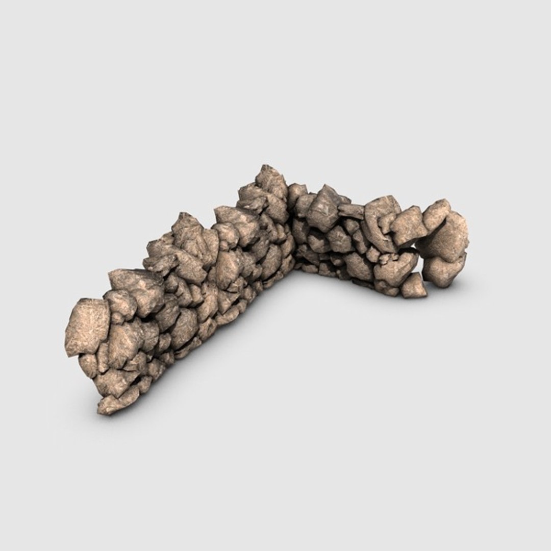 Rock Wall 3d Model