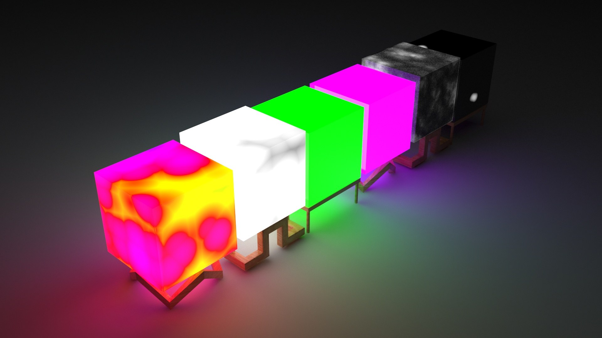 Lamp With Picture Changing Animation 3D Model - TurboSquid 1908602