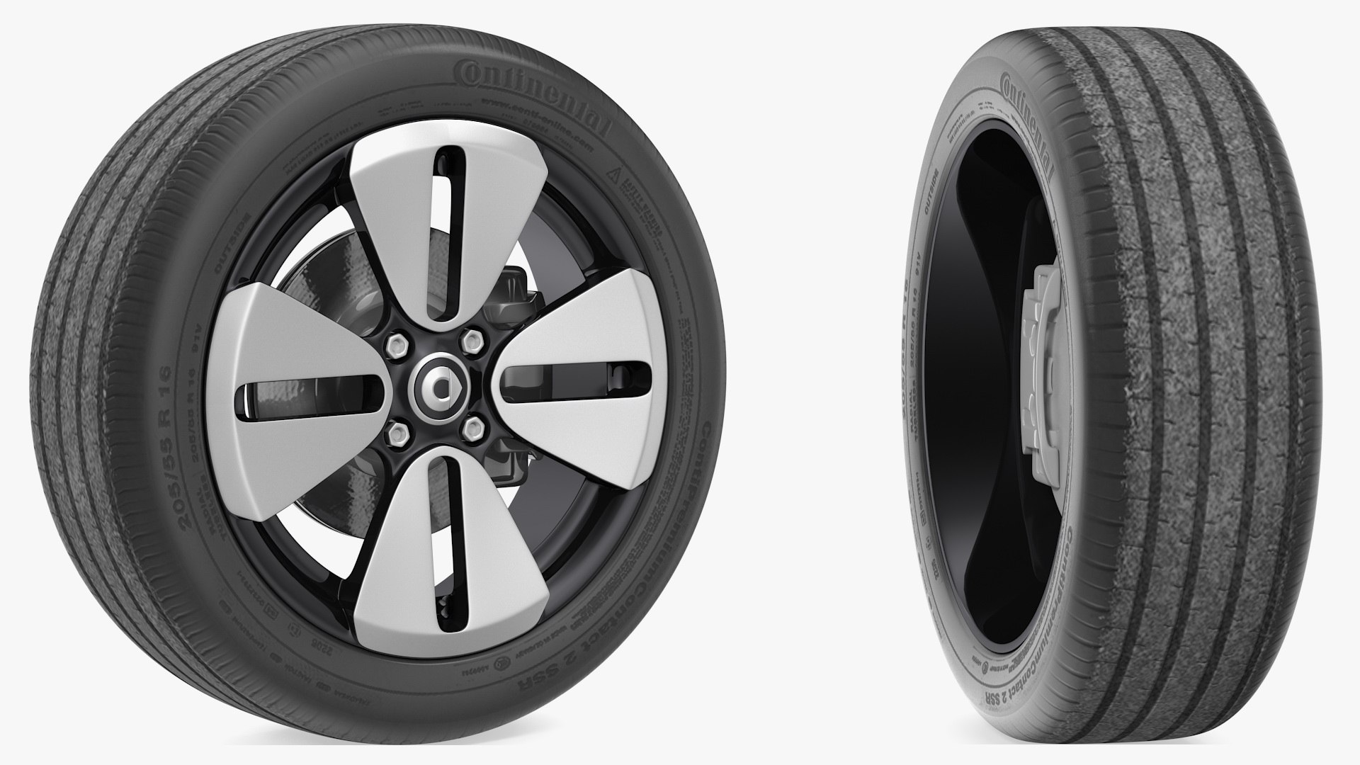 3D Smart Eq Cabrio Rim Wheel Model - TurboSquid 1645716