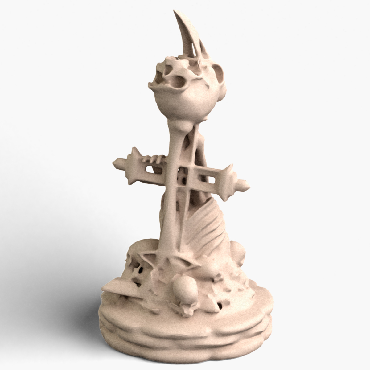 3D Skull Chess Bishop - TurboSquid 1972950