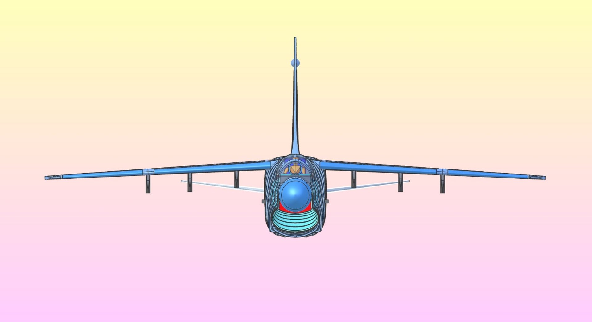 3D Model A-7D Attack Aircraft Solid Assembly Model - TurboSquid 2024665