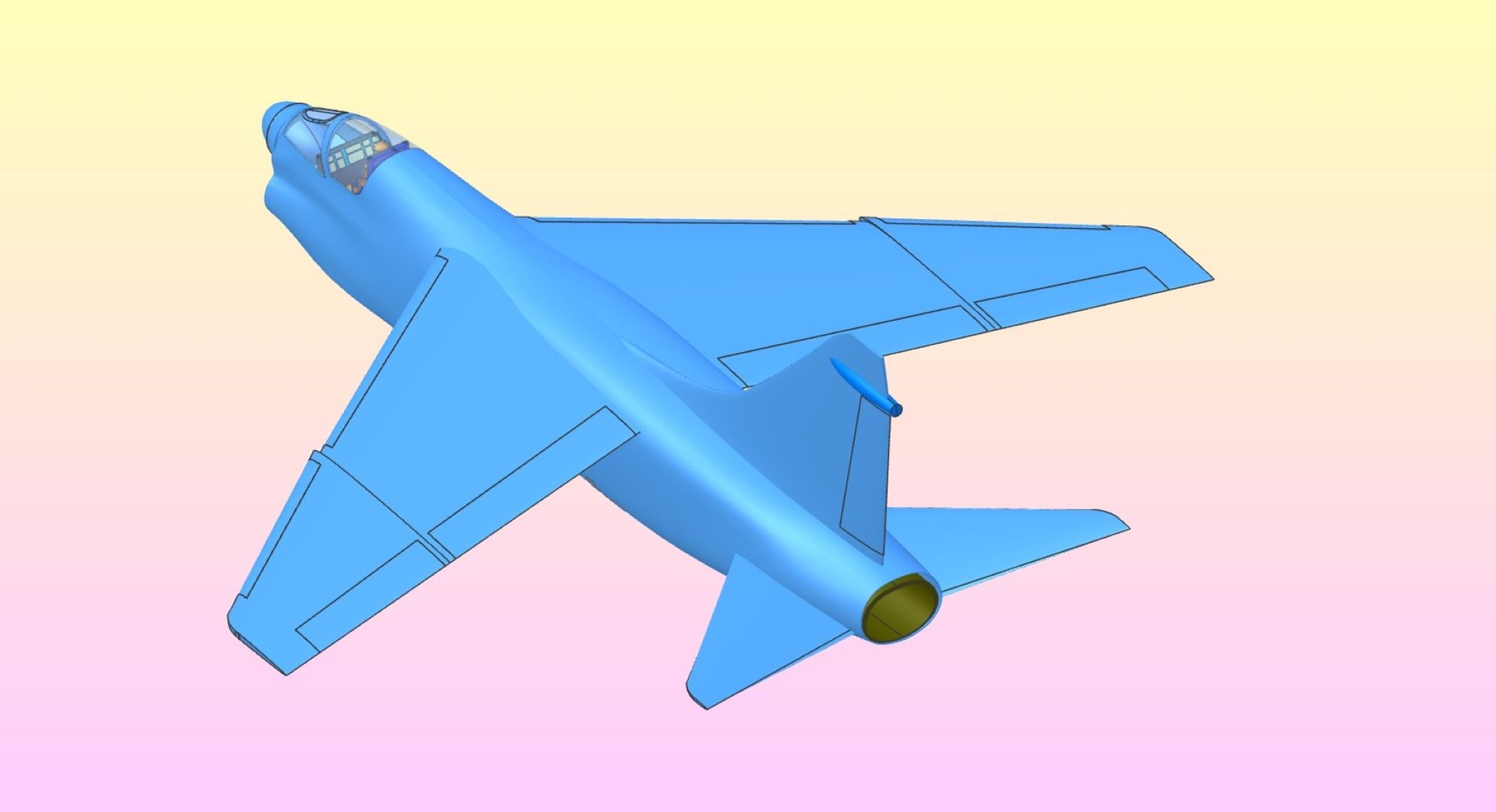 3D Model A-7D Attack Aircraft Solid Assembly Model - TurboSquid 2024665