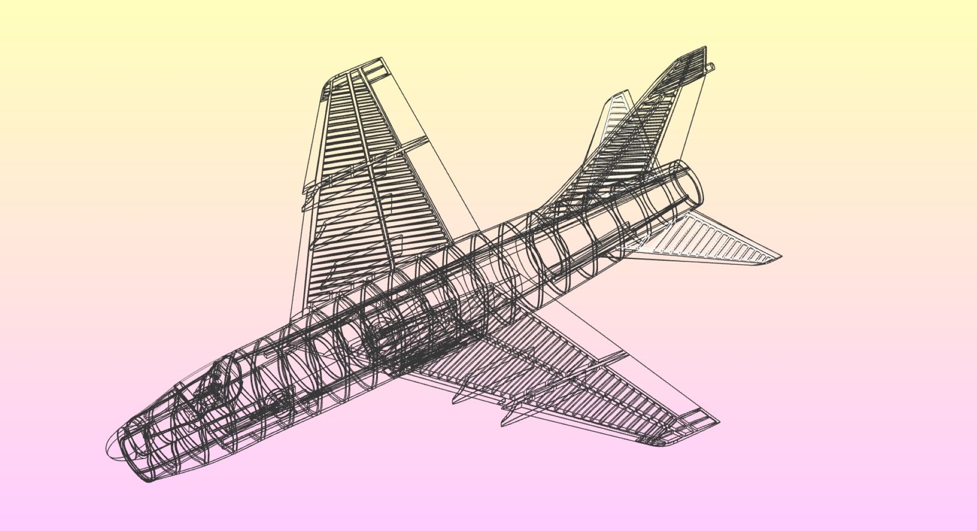 3D Model A-7D Attack Aircraft Solid Assembly Model - TurboSquid 2024665