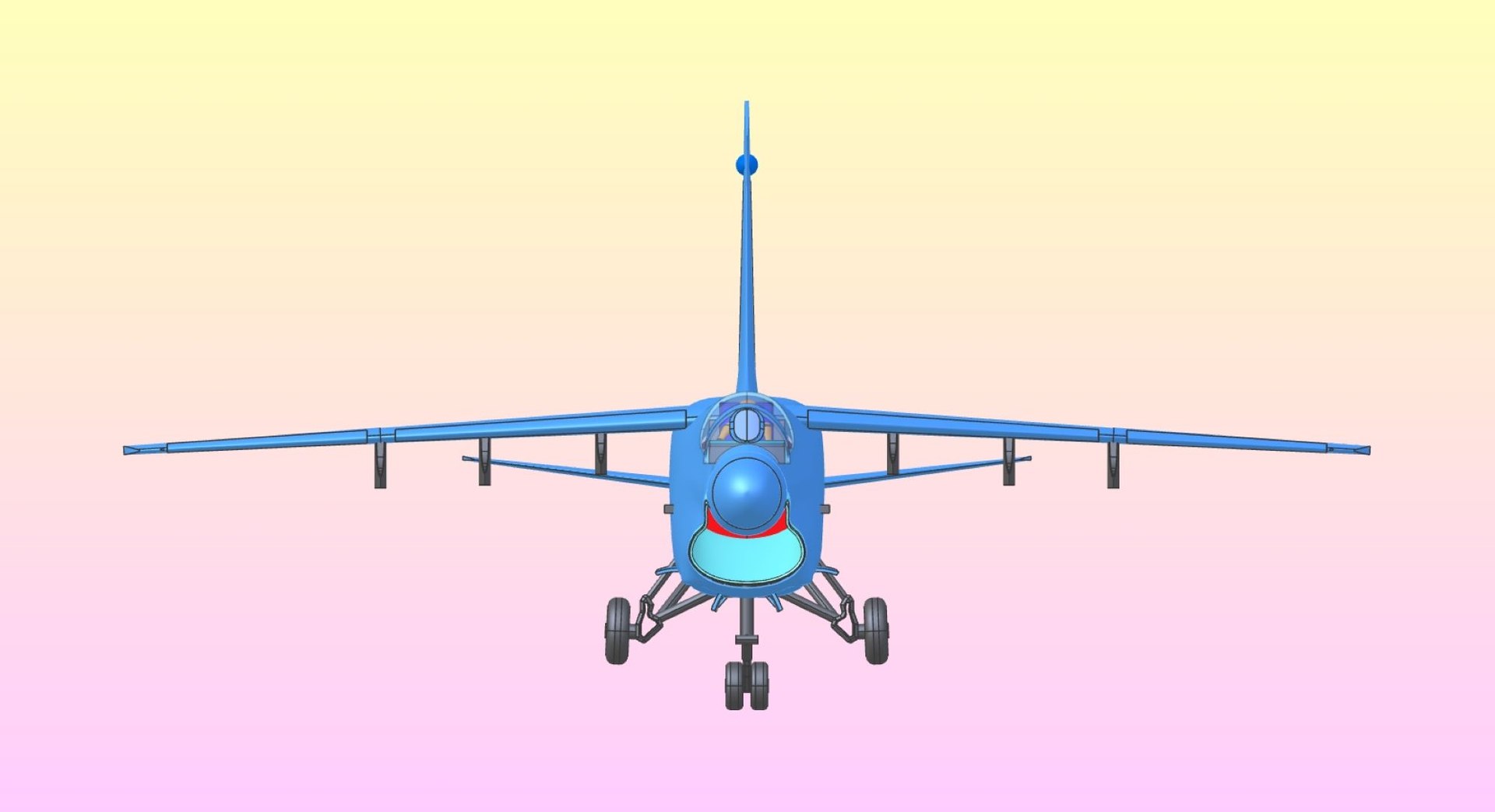 3D Model A-7D Attack Aircraft Solid Assembly Model - TurboSquid 2024665