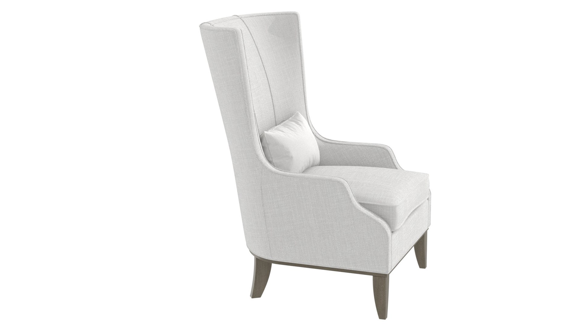 3D Downing Wing Chair Fairfield Furniture Model - TurboSquid 1826974