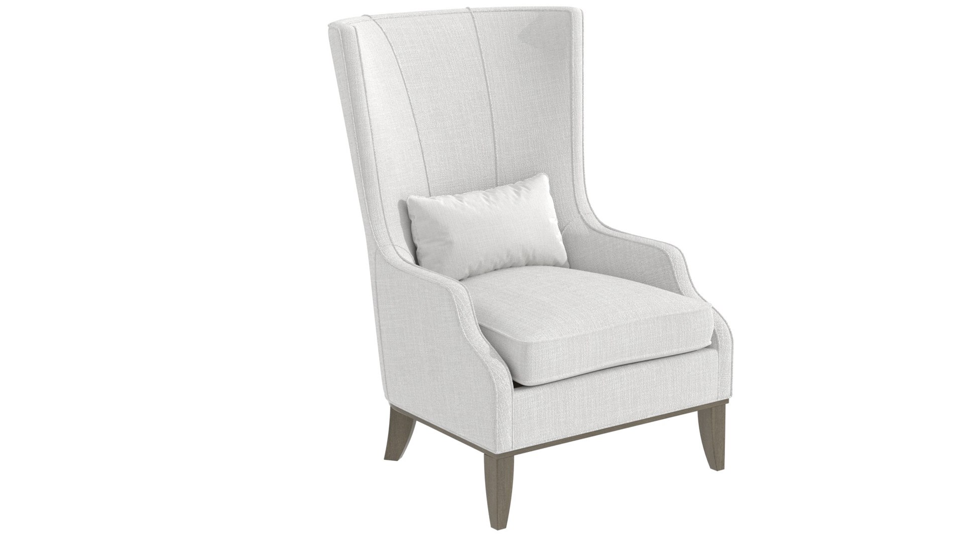 3D Downing Wing Chair Fairfield Furniture Model - TurboSquid 1826974