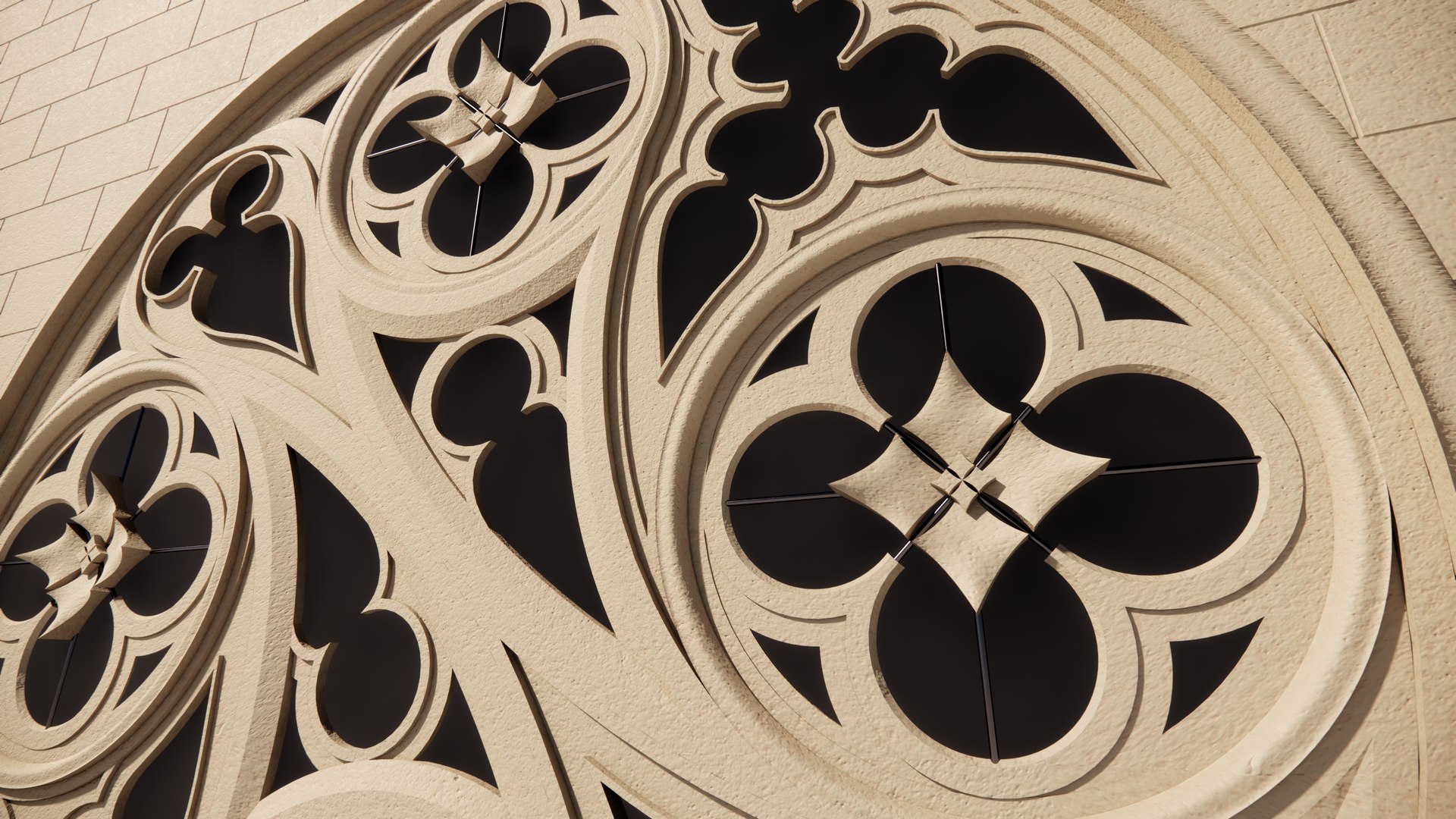 3D Rose Window - TurboSquid 2106974