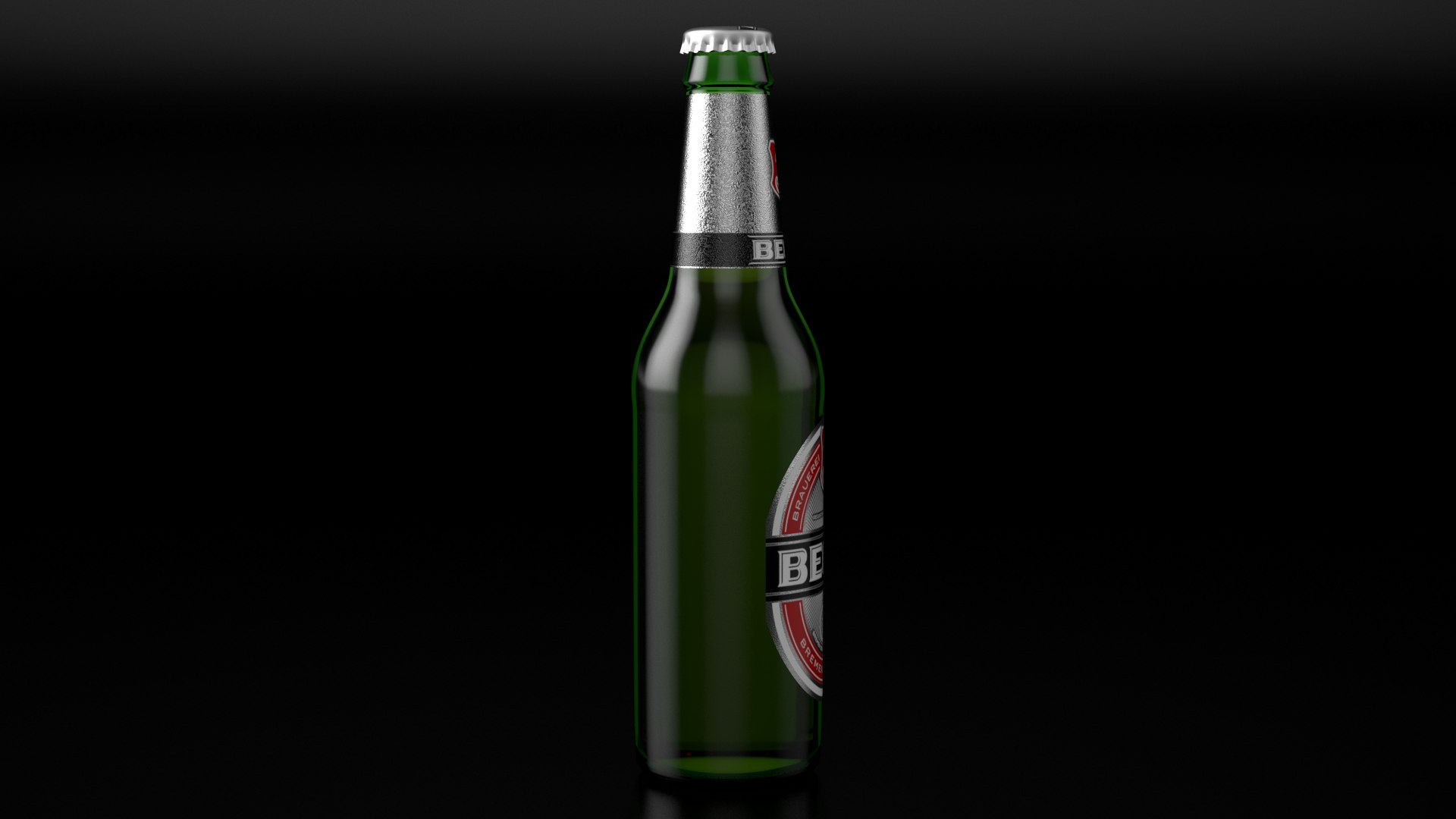 3D Model Becks Beer Bottle - TurboSquid 1782751
