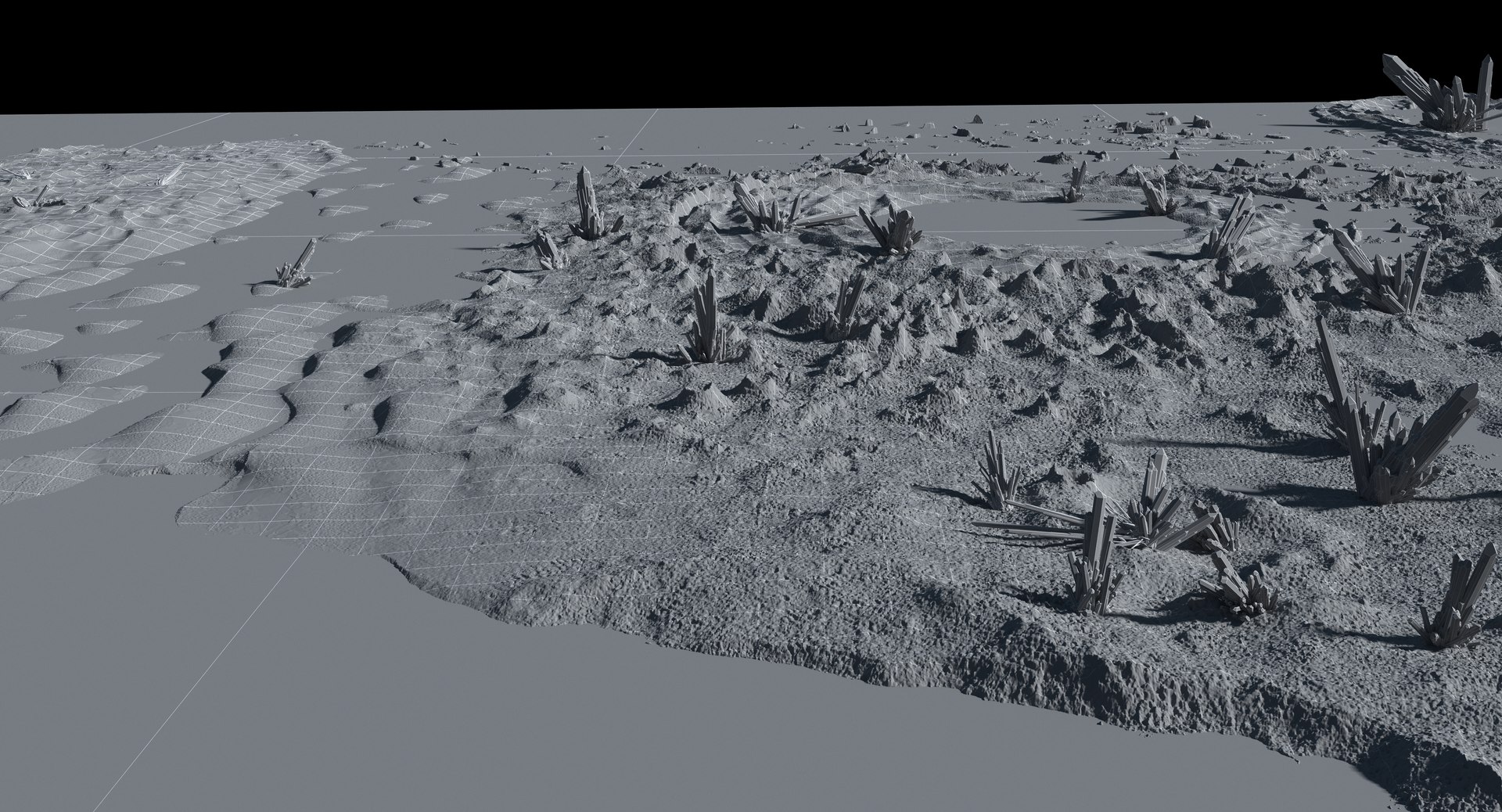 alien arctic lake 3d max