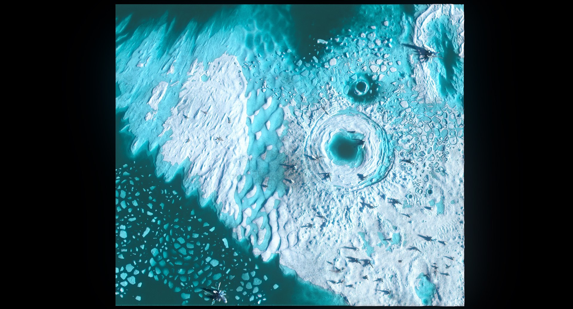 alien arctic lake 3d max