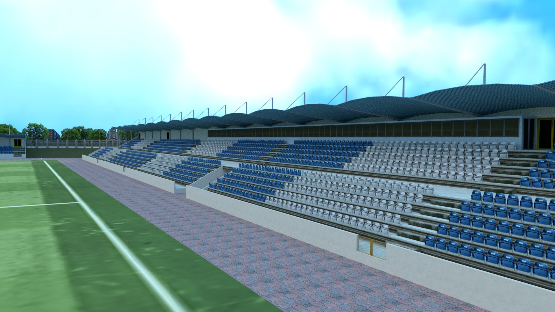 3D Small Random Stadium - TurboSquid 1305254