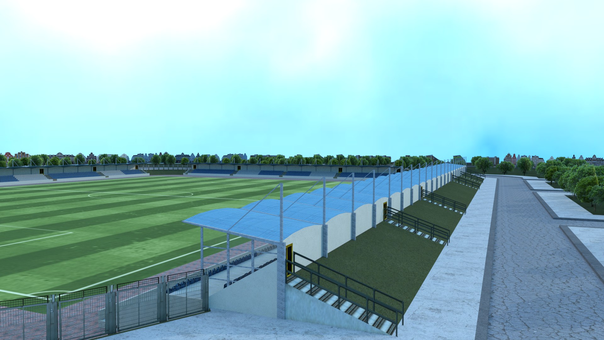 3D Small Random Stadium - TurboSquid 1305254