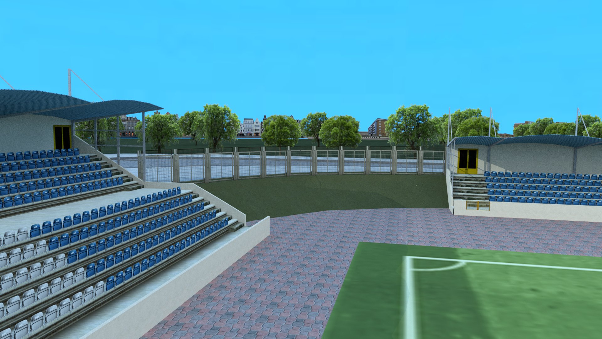 3D Small Random Stadium - TurboSquid 1305254