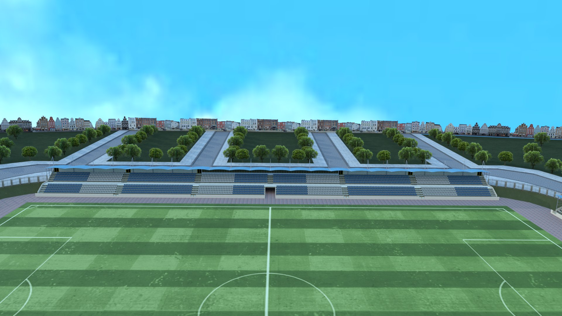 3D Small Random Stadium - TurboSquid 1305254
