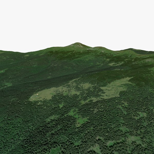 modelo 3d Monte Hoverla Ucrania - TurboSquid 2127162