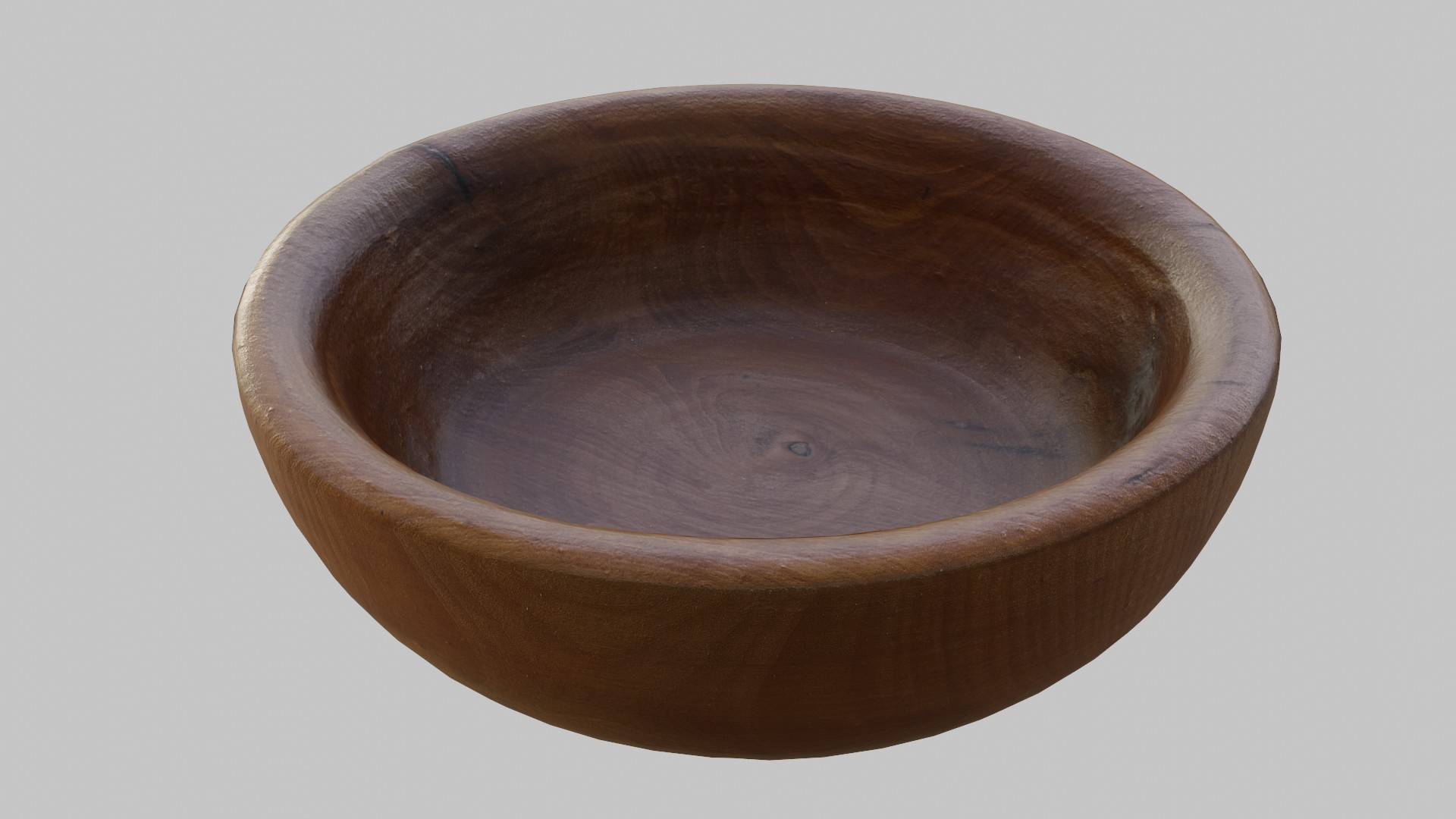 3D Wooden Bowl Model - TurboSquid 2054918