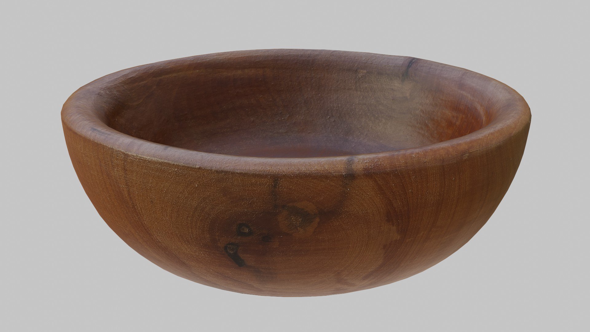 3D Wooden Bowl Model - TurboSquid 2054918
