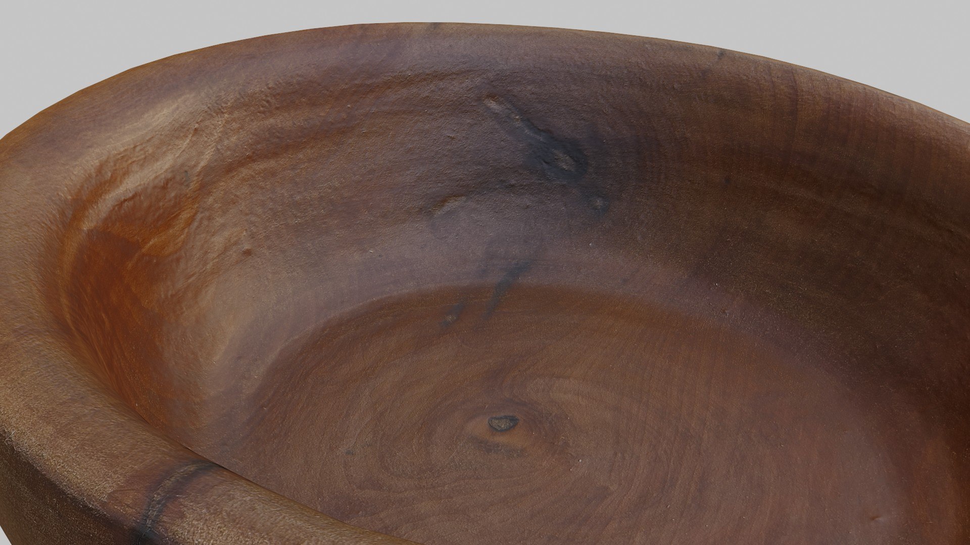 3D Wooden Bowl Model - TurboSquid 2054918