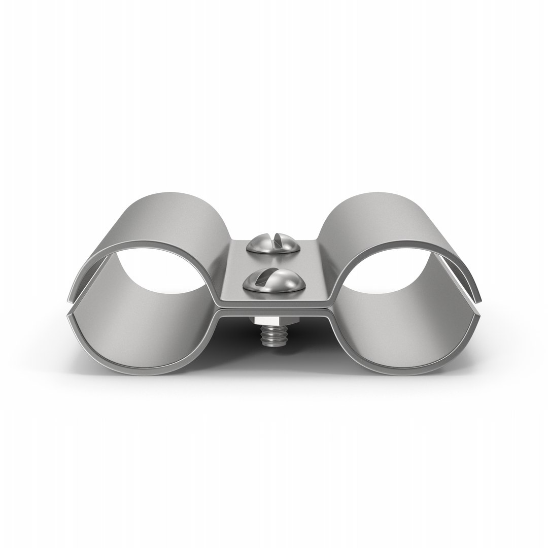 3D Steel Pipe Clamp - TurboSquid 2169029