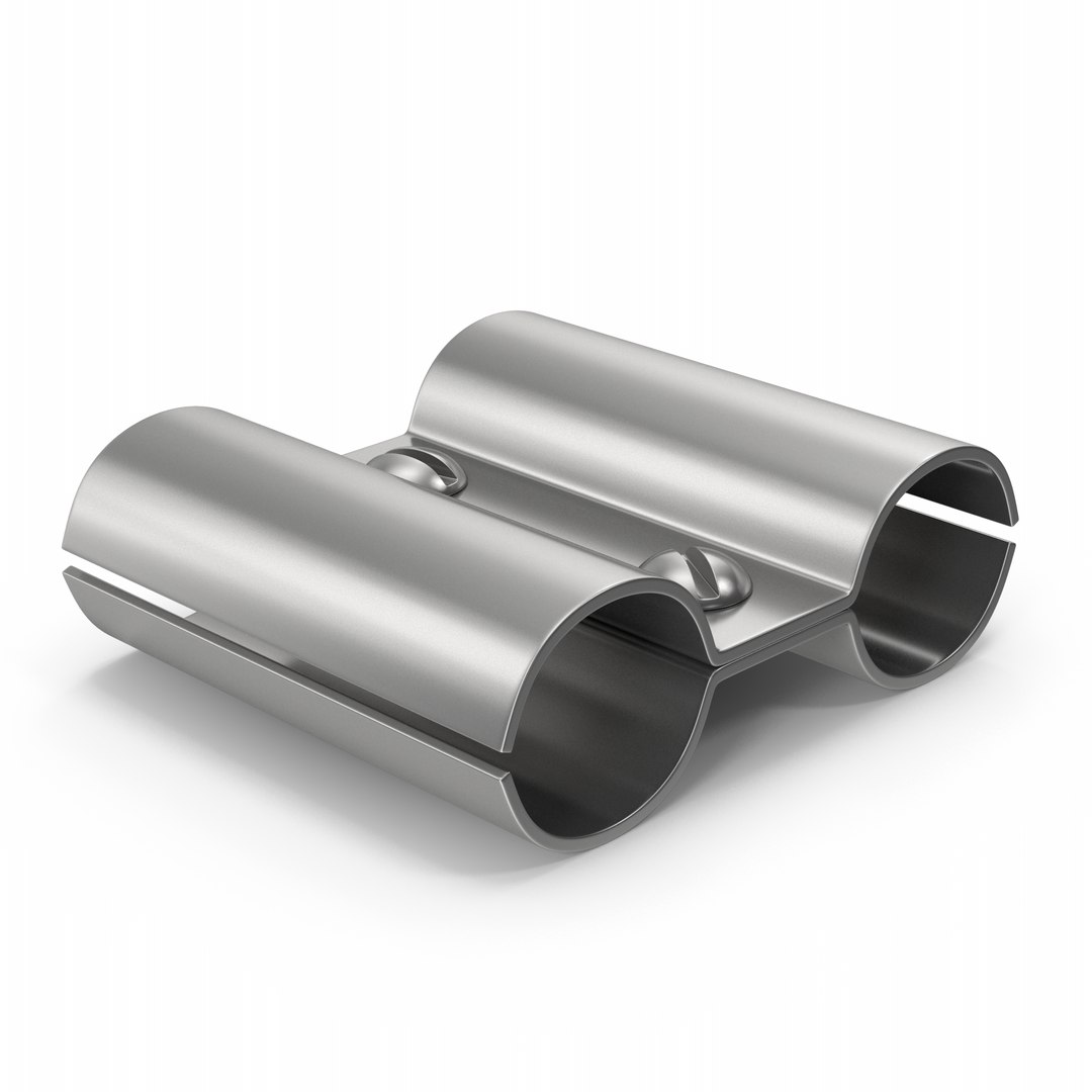 3D Steel Pipe Clamp - TurboSquid 2169029