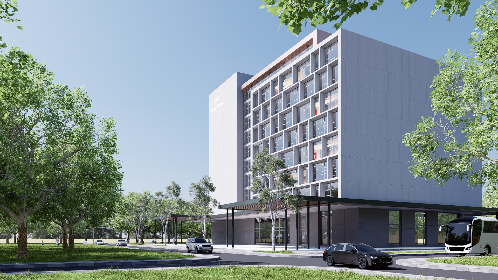 Hotel 3D Model - TurboSquid 2400290