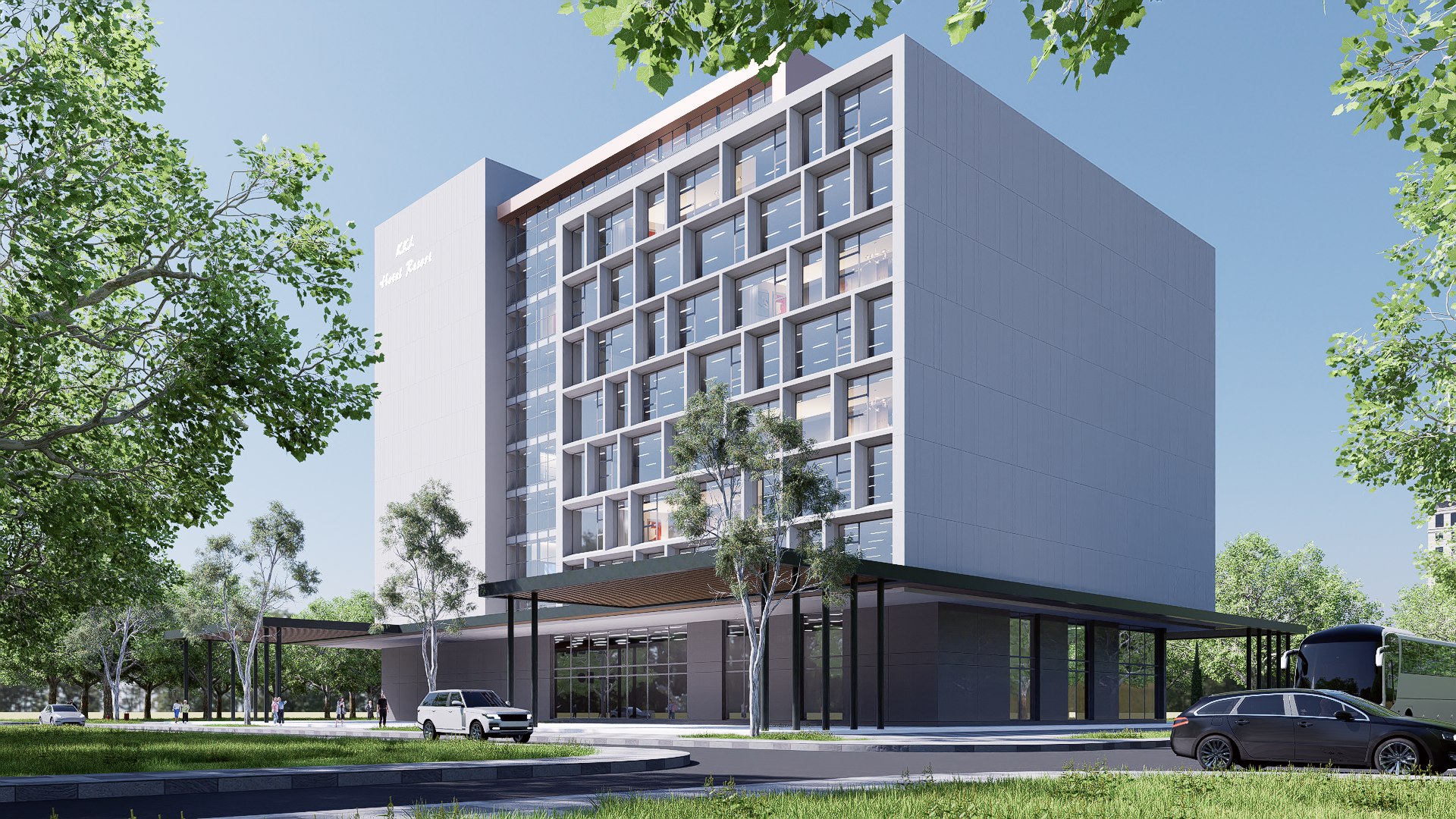 Hotel 3D Model - TurboSquid 2400290