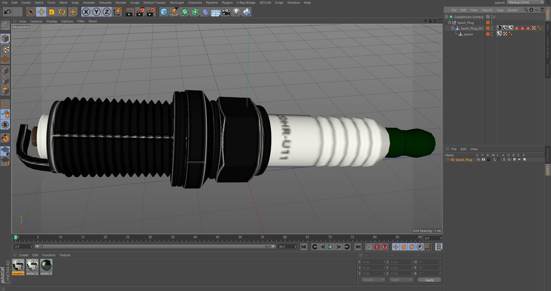 3D Spark Plug - TurboSquid 2143562