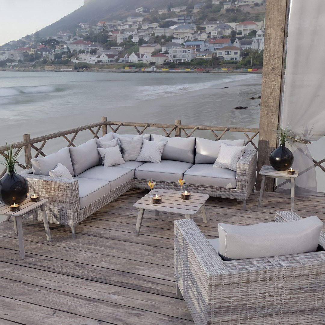 Beach Terrace Blender Scene - DAY 3D Model - TurboSquid 2292871