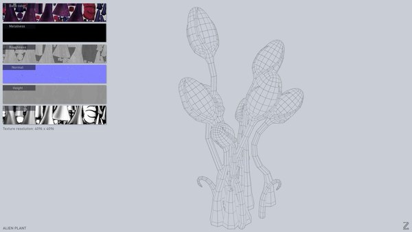 modelo 3d Planta alienígena - TurboSquid 2234115