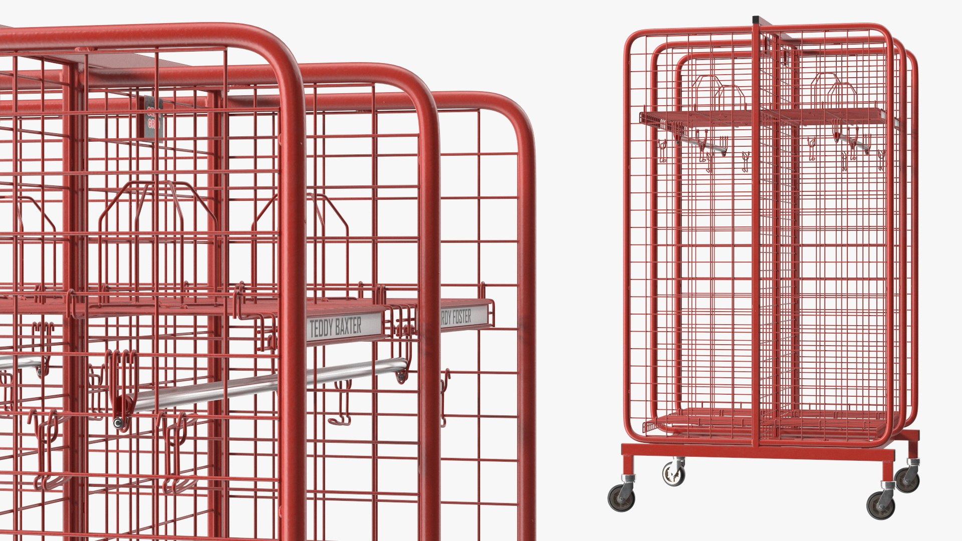 3D Model Fire Department Wheeled Gear Lockers - TurboSquid 2386700