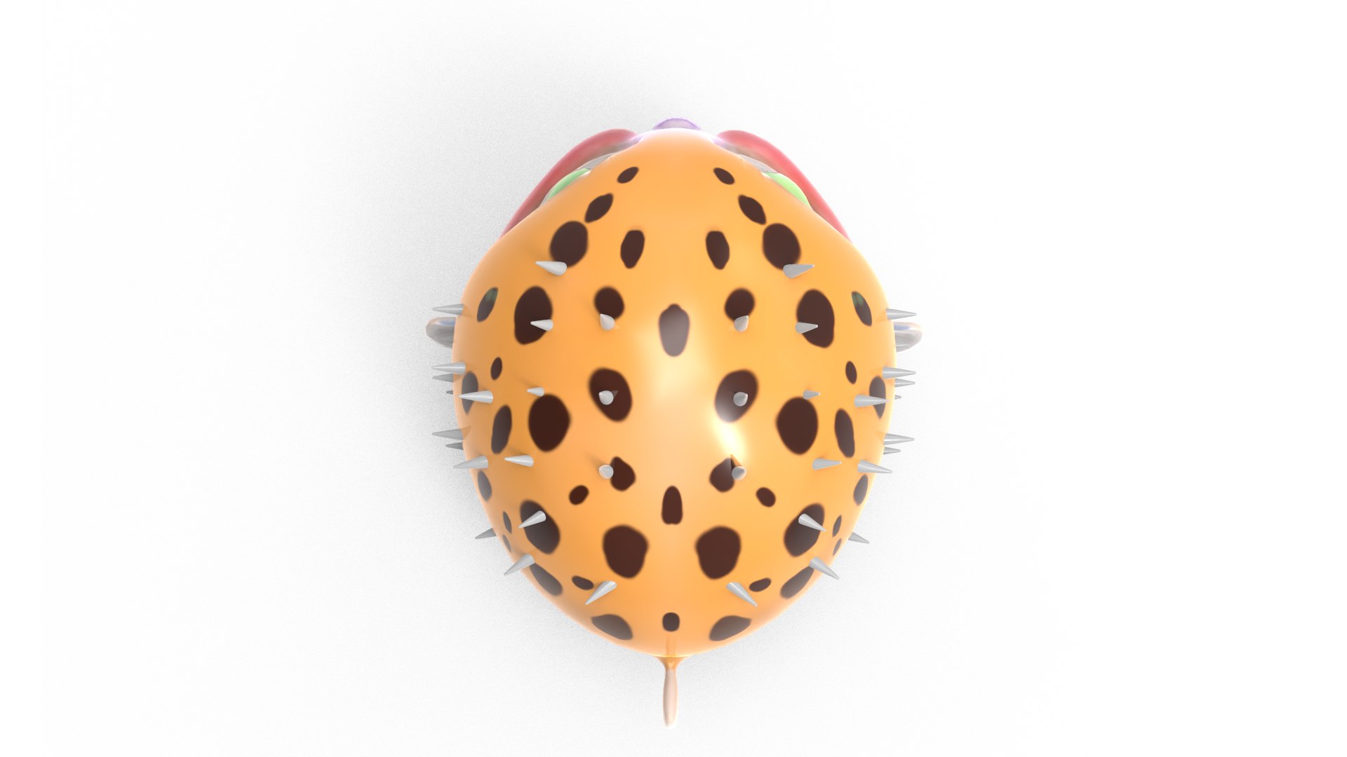 Puffer fish animated 3D model - TurboSquid 1816273