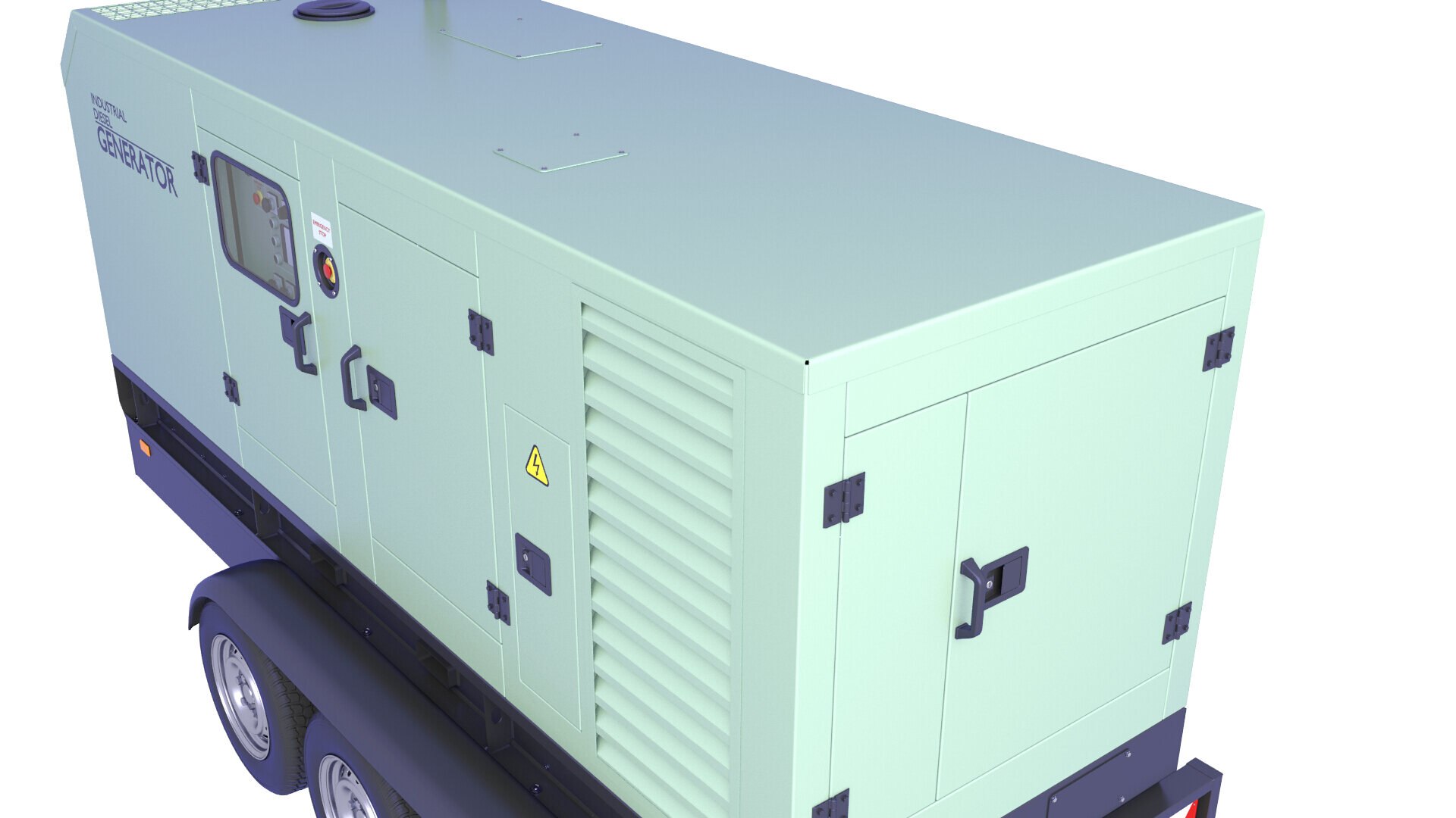 Diesel Generator Trailer 3D Model 50 3D Model - TurboSquid 2257481