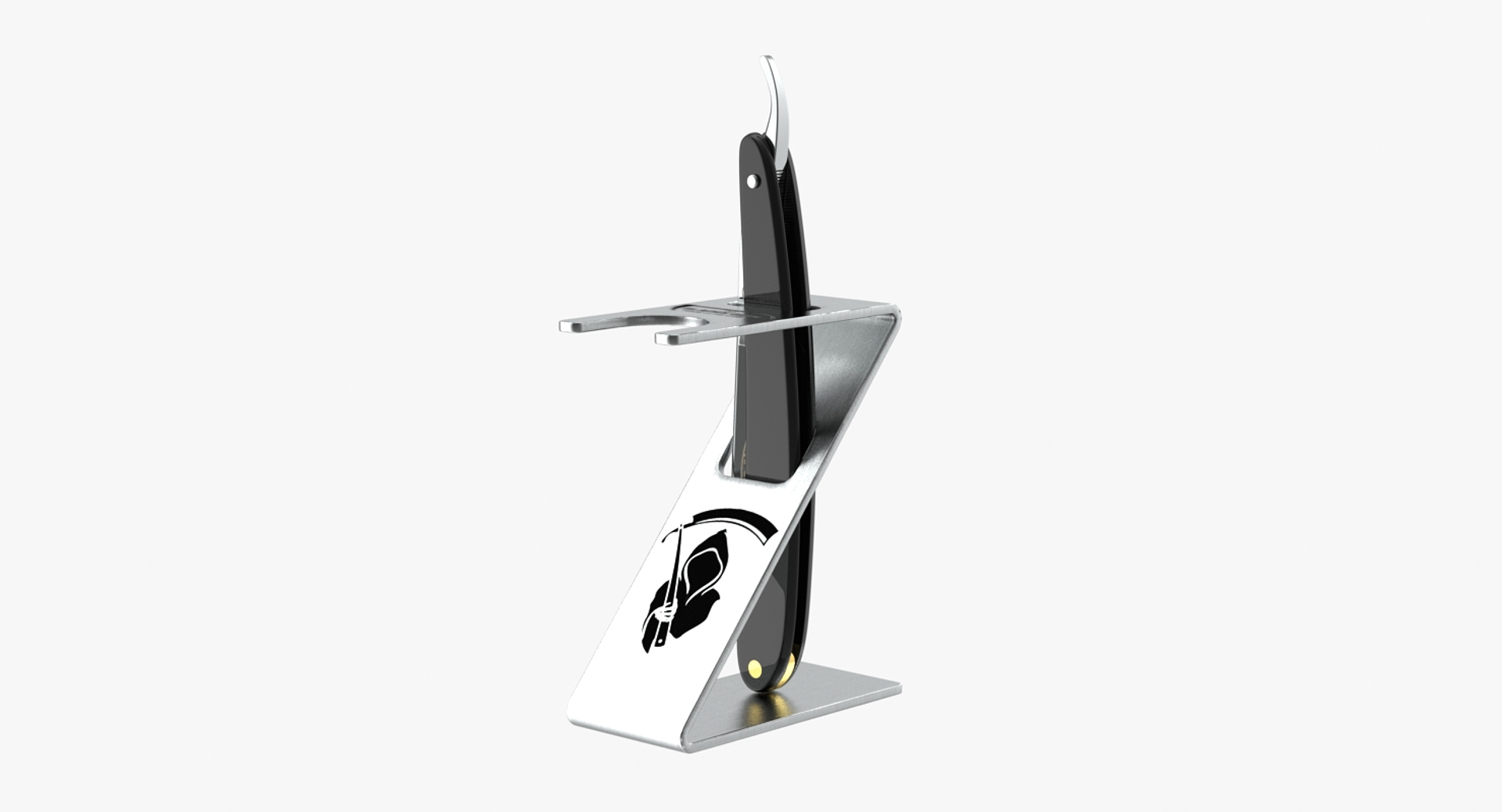 Straight folding razor stand 3D model - TurboSquid 1430807