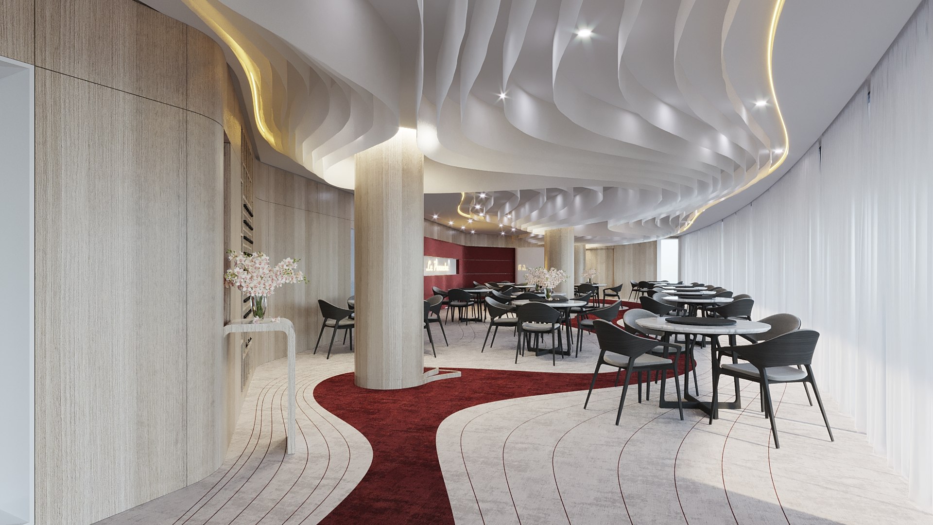 RED RESTORANT 3D Model - TurboSquid 2000204